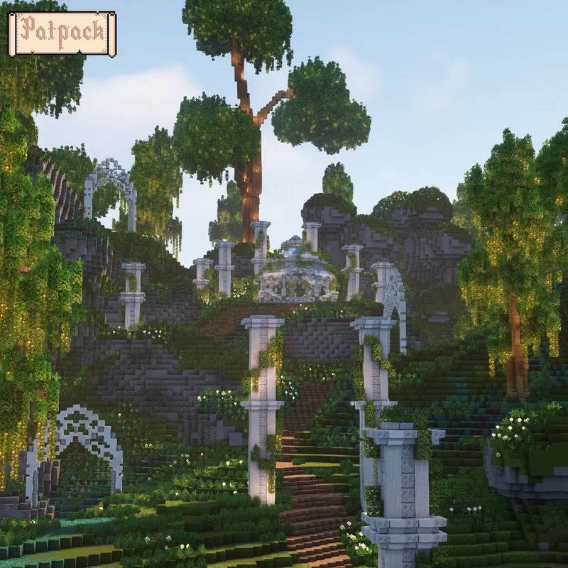 Elven Rostrum Hall [Map + Schematic] Minecraft Map