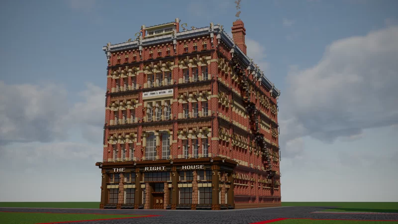 The Right House Department Store - Hamilton, Ont. (1893) Minecraft Map