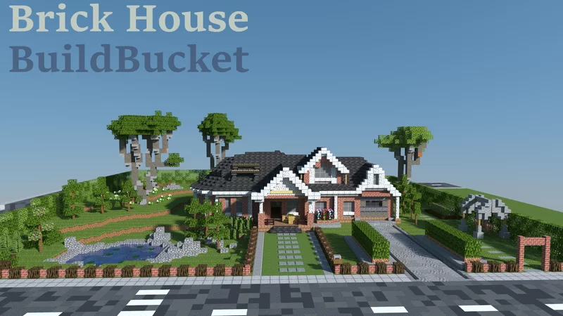 BrickHouse|INTERIOR| Minecraft Map