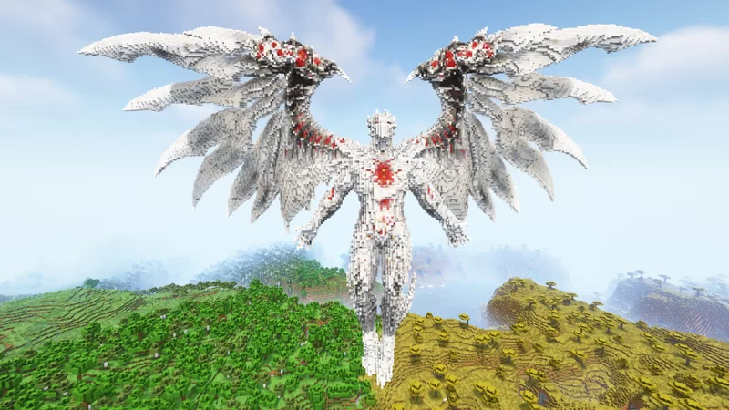 Minecraft Silver Dragonkin Statue Minecraft Map