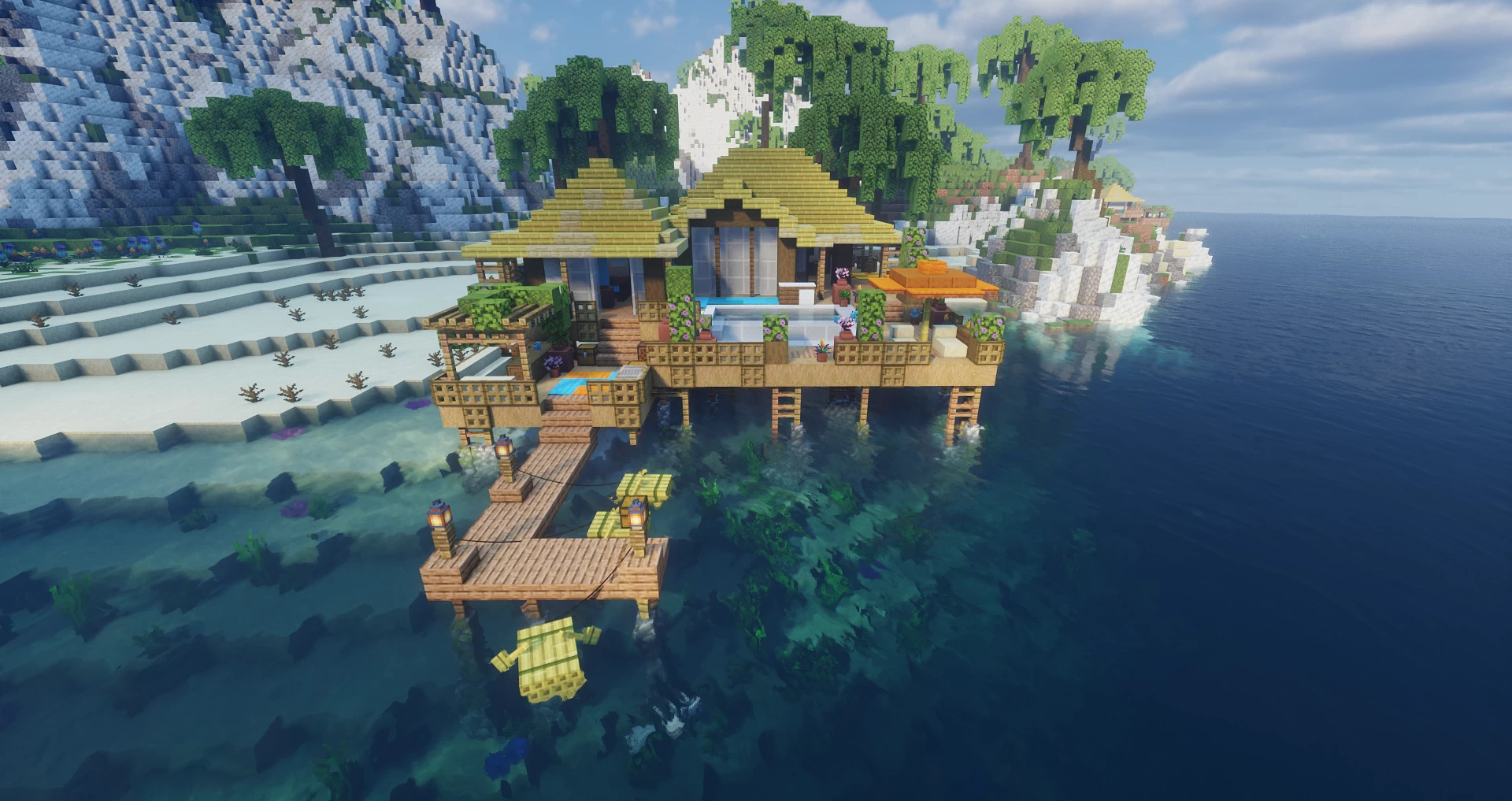 Minecraft Tropicraft Beach House