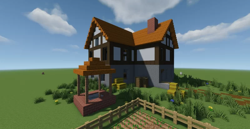 Medieval House (Map + Schem) Minecraft Map