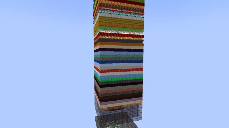 Minecraft, but it is only one random layer chunk Minecraft Map