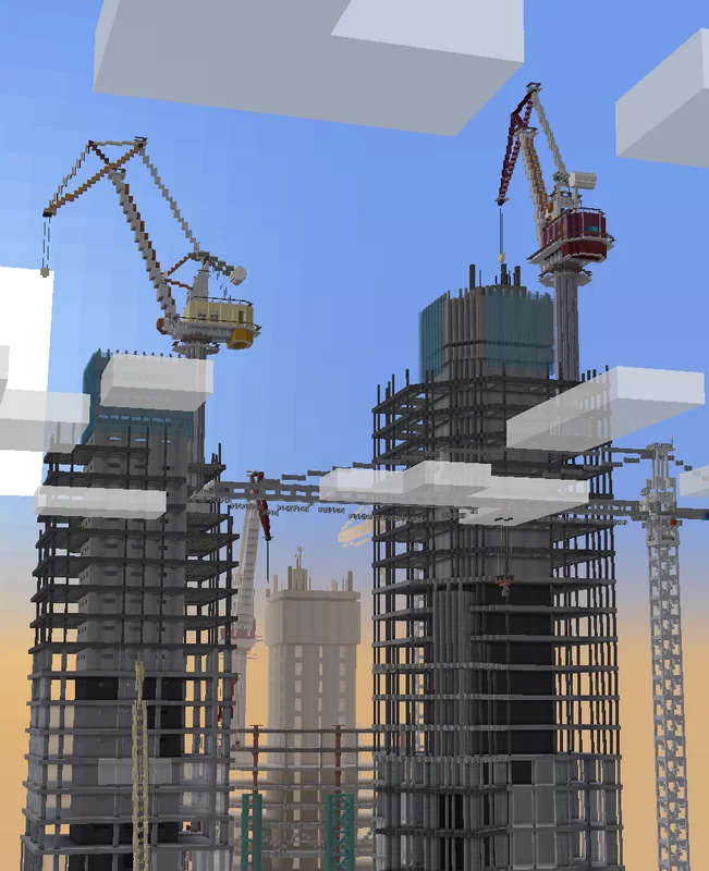 Under construction scene (FPS Map) Minecraft Map