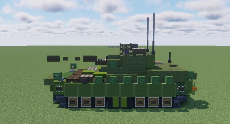 Strf 9040C Infantry Fighting Vehicle (1.5:1 Scale) Minecraft Map