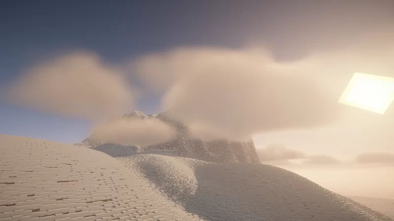 Planet Hoth (abt 3:5k) Minecraft Map