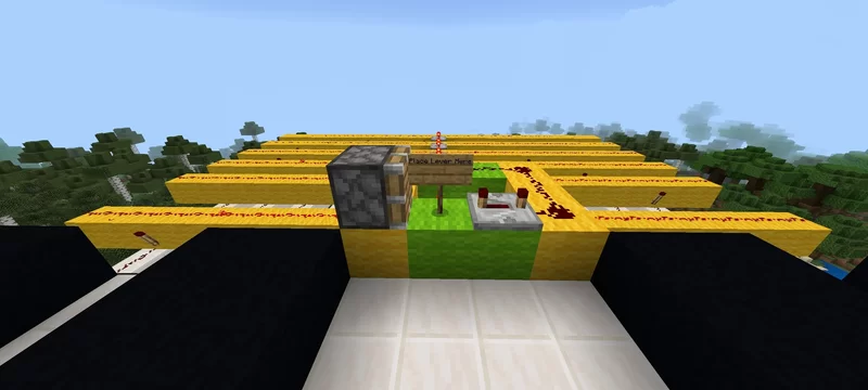 Programmable Piano (extendable, mcworld) Minecraft Map