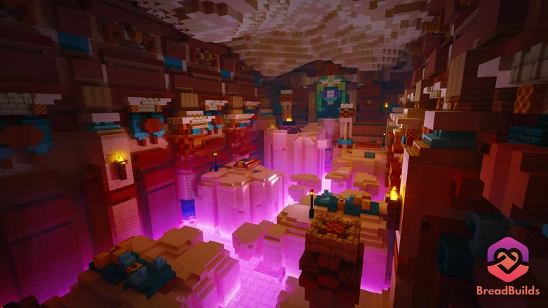 Desert Progressive Mega Dungeon Minecraft Map