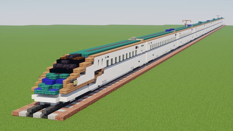 E7 Series Shinkansen Bullet Train Minecraft Map
