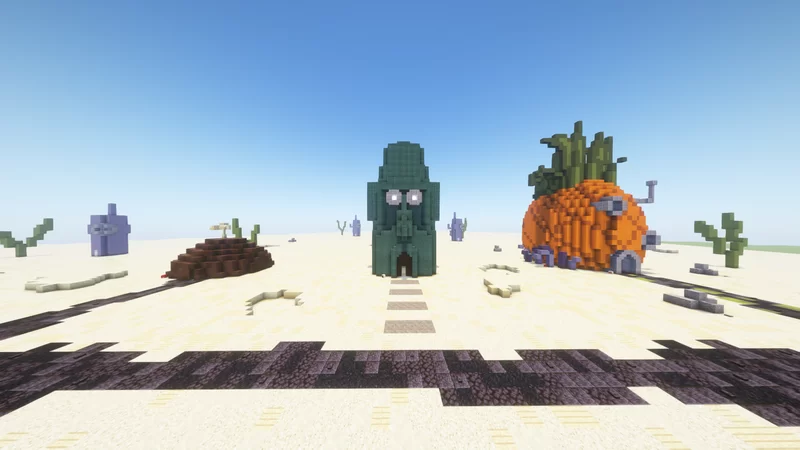 spongebob squarepants Minecraft Map Minecraft Map