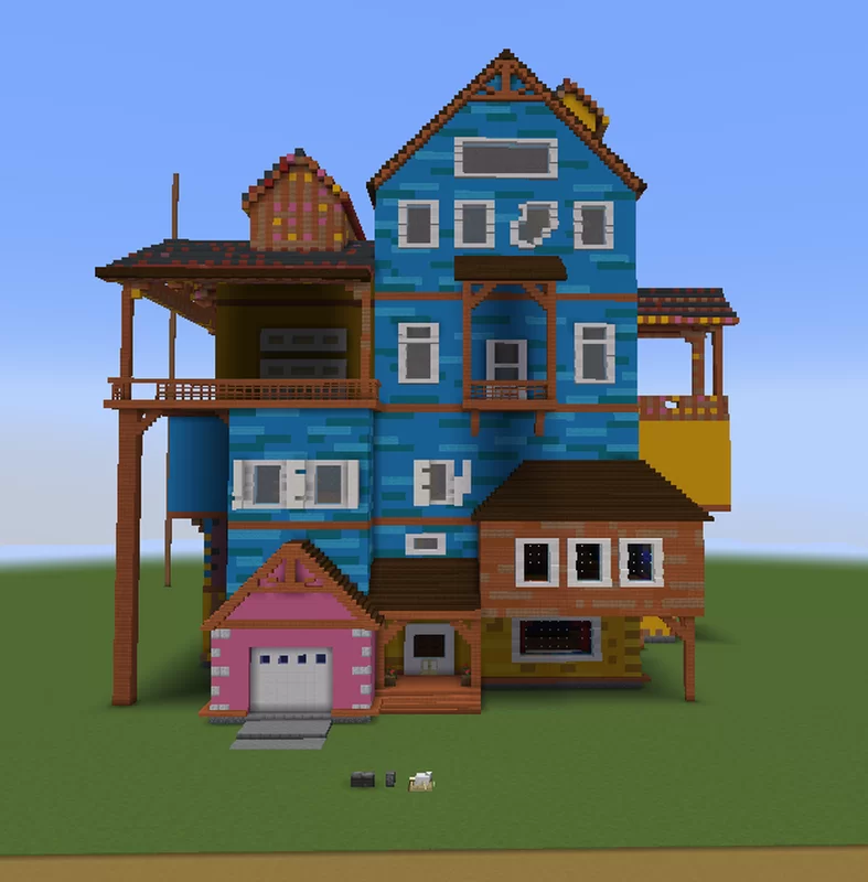 hello neighbor alpha 1 (definitive map) WIP Minecraft Map