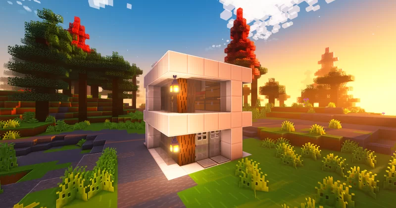 Minecraft: Stylish and Compact House Part 2 Minecraft Map
