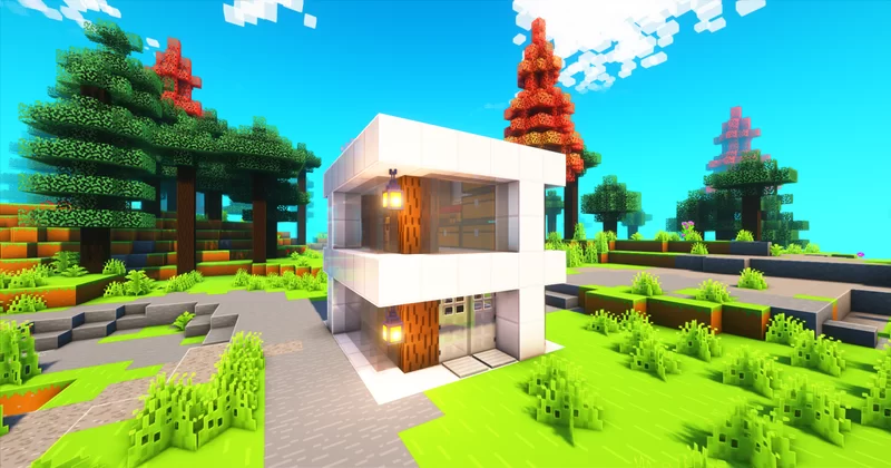 Minecraft: Stylish and Compact House Part 2 Minecraft Map
