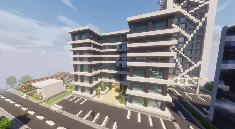 Hospital schematic Minecraft Map