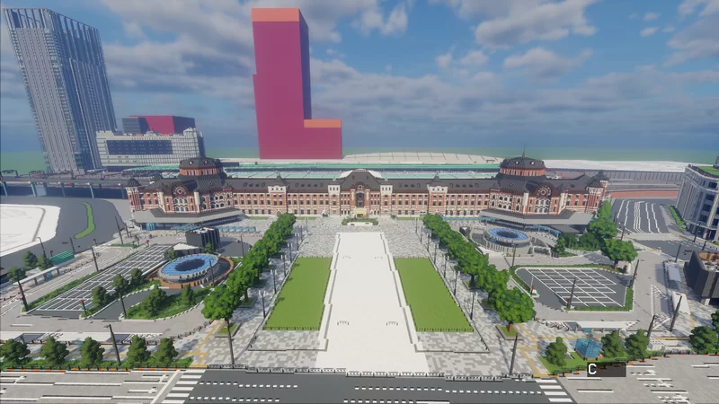 【マイクラ】MINECRAFT TOKYO STATION PROJECT (1,5:1 scale) Minecraft Map