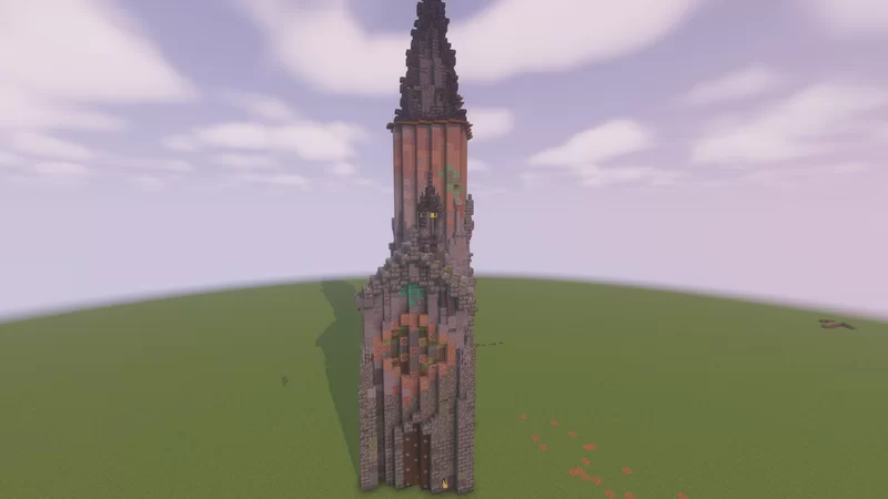 Small Diagonal Church Minecraft Map