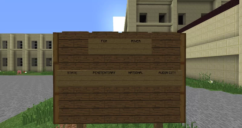 AudiaCity Prison / Fox River Minecraft Map