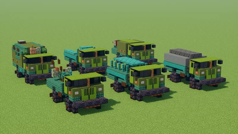 GAZ-66 Soviet Truck Pack Minecraft Map