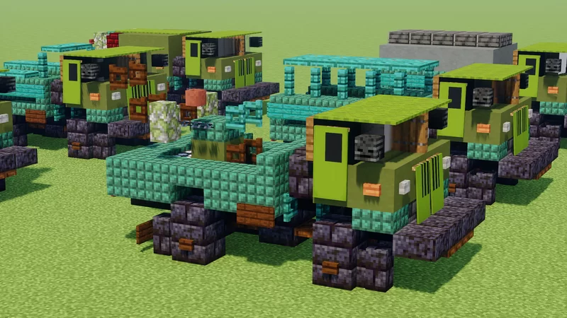 GAZ-66 Soviet Truck Pack Minecraft Map