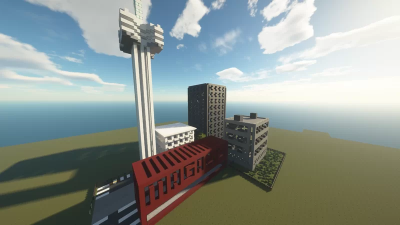 Fascist World. Bucharest, Romania Minecraft Map