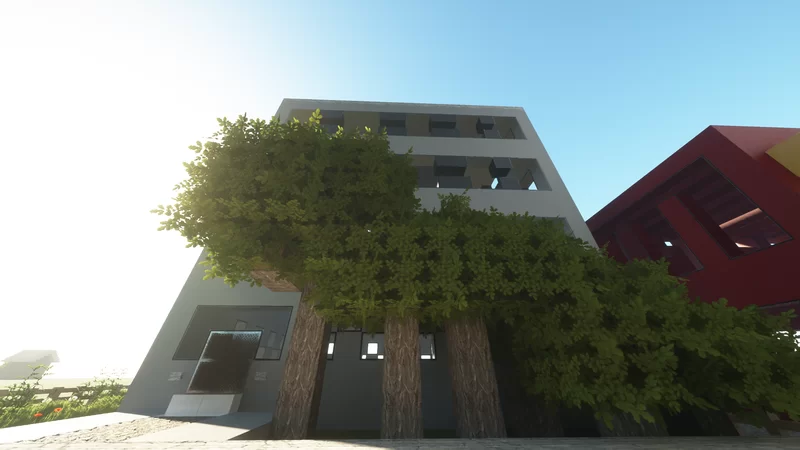 Fascist World. Bucharest, Romania Minecraft Map