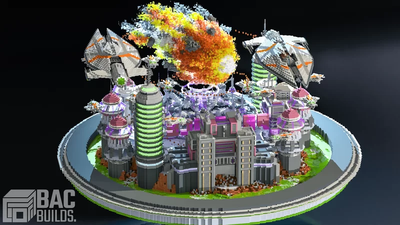 Lobby/Spawn SCI-Fi Theme Minecraft Map