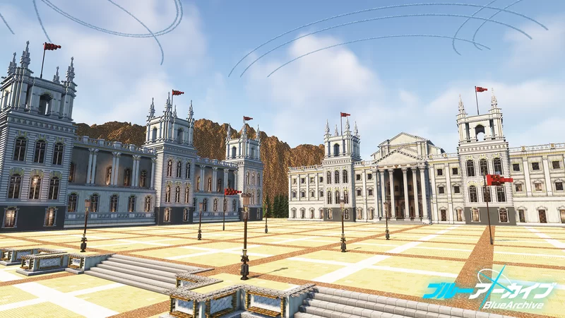 Blue Archive - Gehenna Campus Minecraft Map