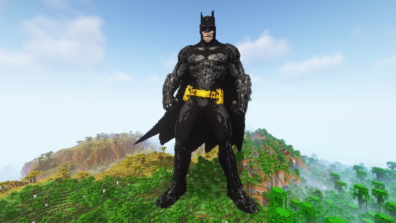 Minecraft Batman Statue Minecraft Map