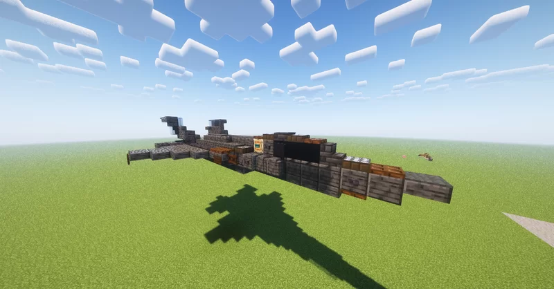 AMCA fighter jet Minecraft Map