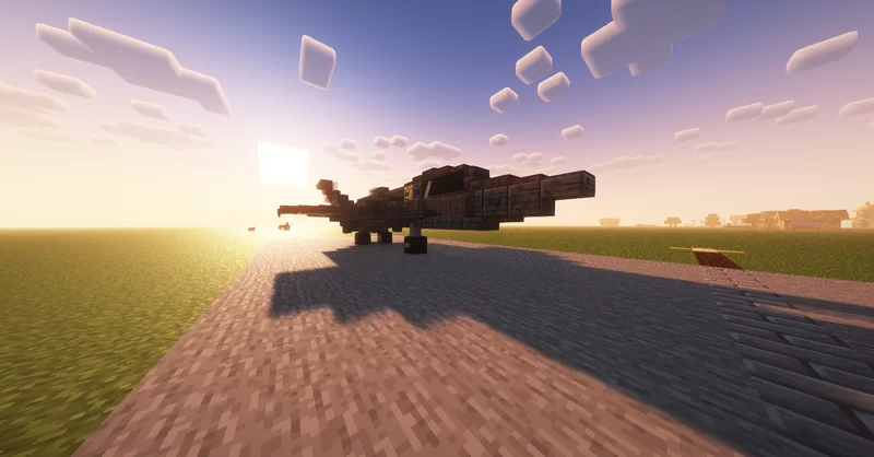 AMCA fighter jet Minecraft Map