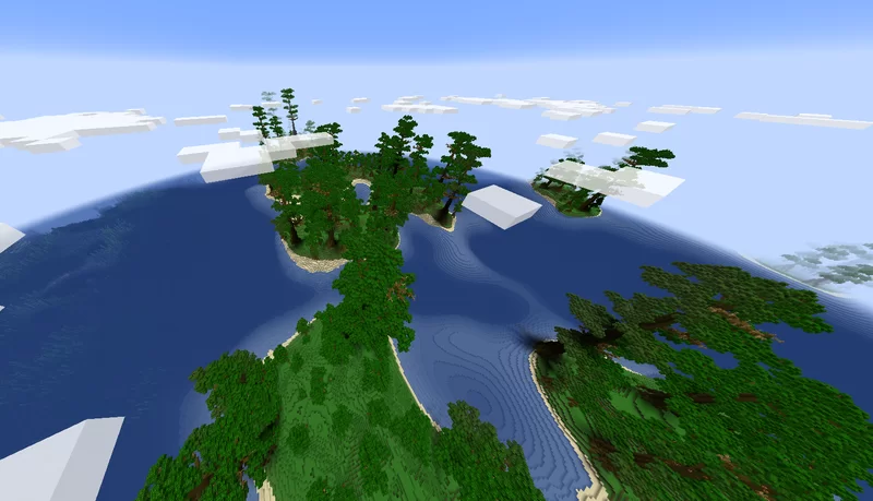 Jungle Islands (Test Islands) Free 1kx1k MC map Minecraft Map
