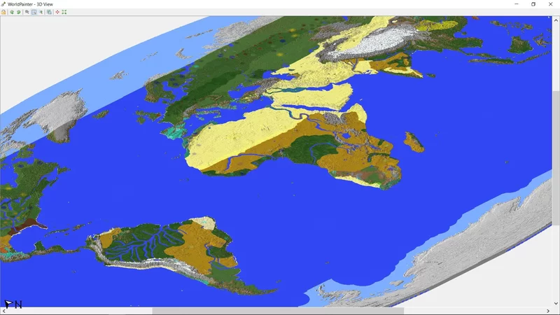 Earth map Minecraft Map