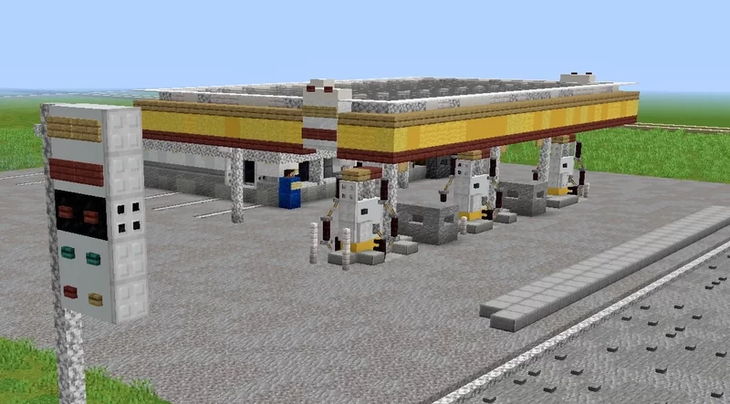 Shell Gas Station Minecraft Map