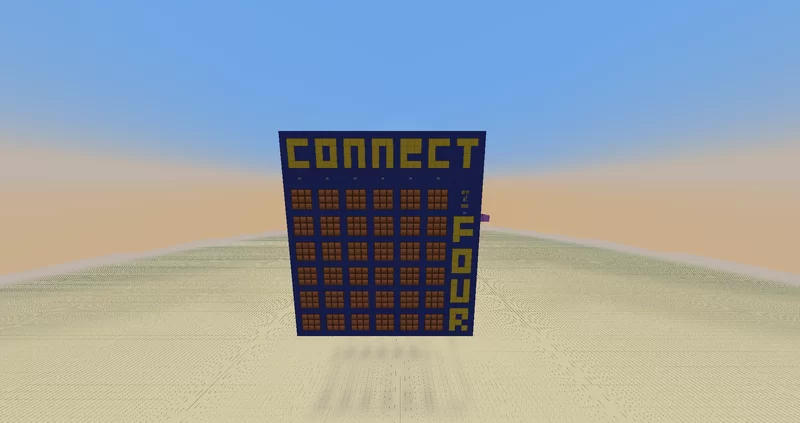 Connect Four In Minecraft Minecraft Map