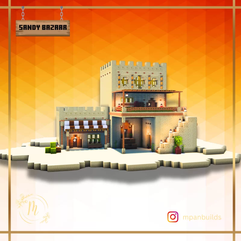 Desert House Minecraft Map