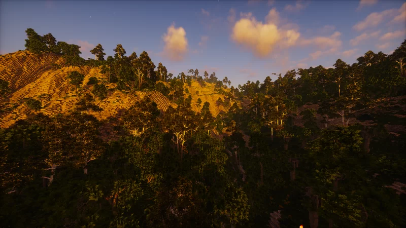 The gorge between mountains - 2000 x 2000 [conquest reforged version ...