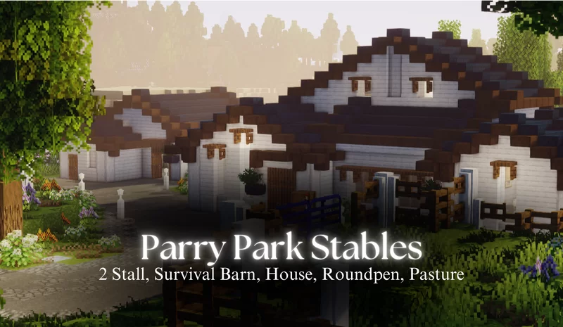 Parry Park Horse Stables - 1.18 SWEM Modded Survival Map Minecraft Map