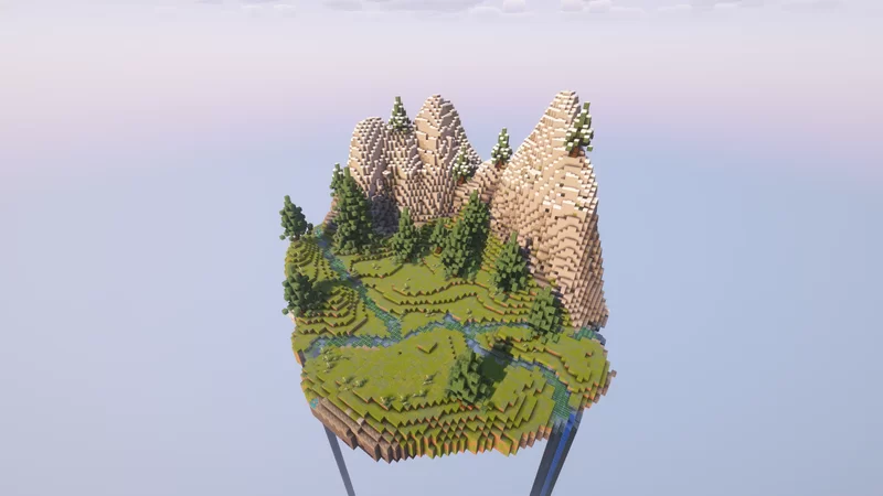Small Floating Island Minecraft Map