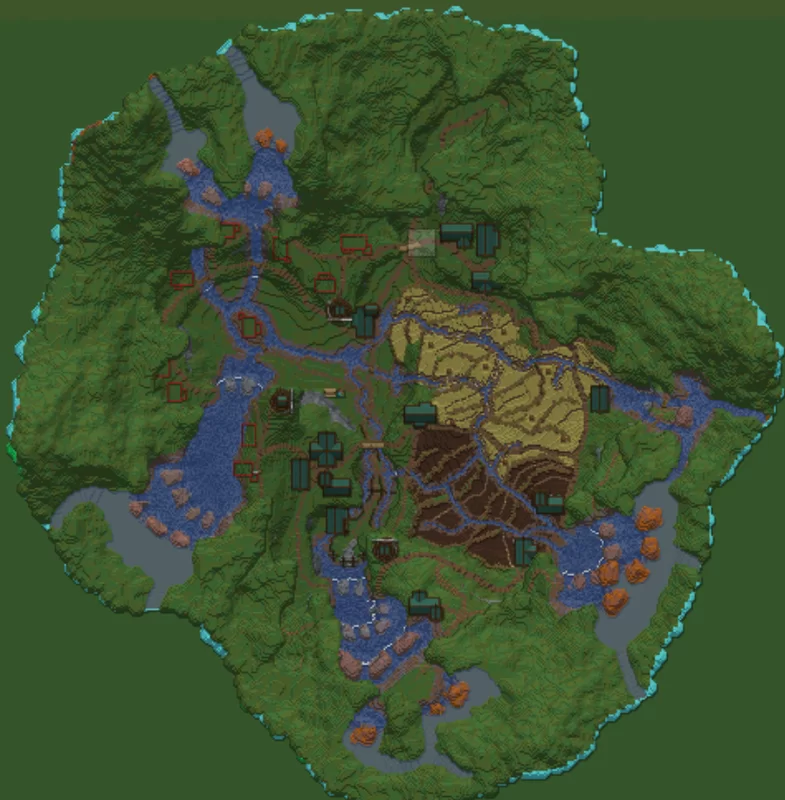 Eroded Village | Freedom Craft Dungeon Minecraft Map