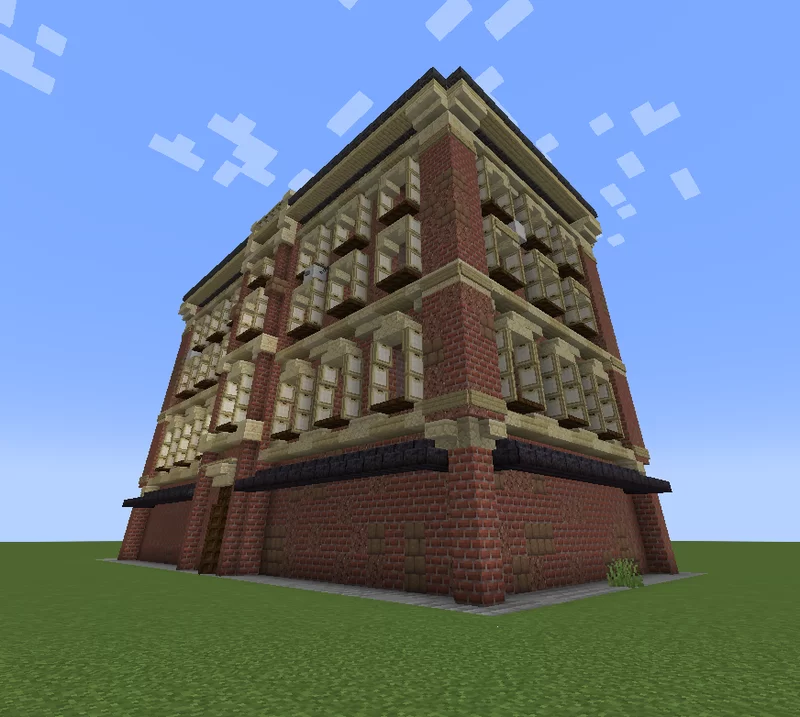 American-style apartment block Minecraft Map