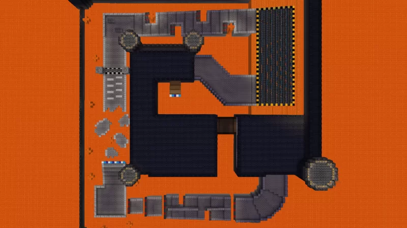 SNES Bowser Castle 2 - Super Mario Kart Minecraft Map