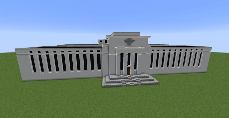 Federal Reserve Governor's Building (Eccles Building) Minecraft Map
