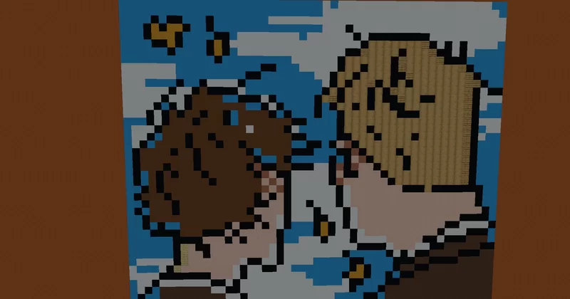 HeartStoppers Pixel Art Minecraft Map
