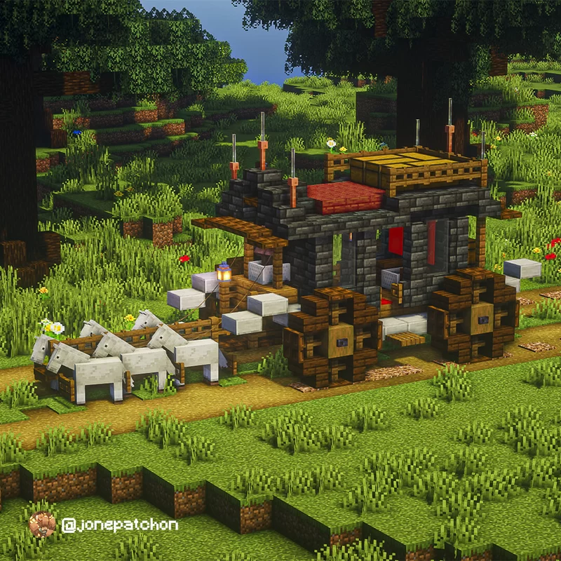 Wagon - Carriage of kings Minecraft Map