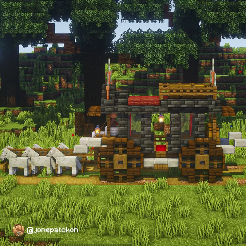 Wagon - Carriage of kings Minecraft Map