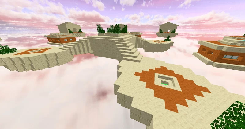 Sahara Bedwars map Minecraft Map