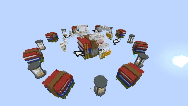 Map Skywars - Bed Wars -Egg Wars (adaptable) Winrar Minecraft Map