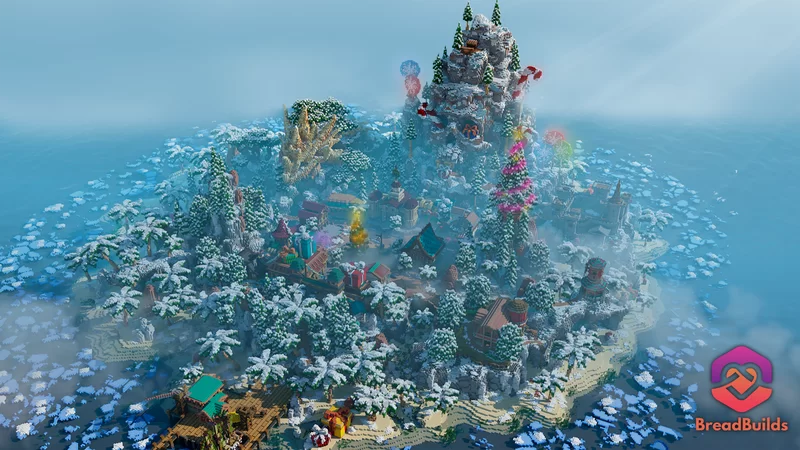 Winter Origin Spawn Minecraft Map