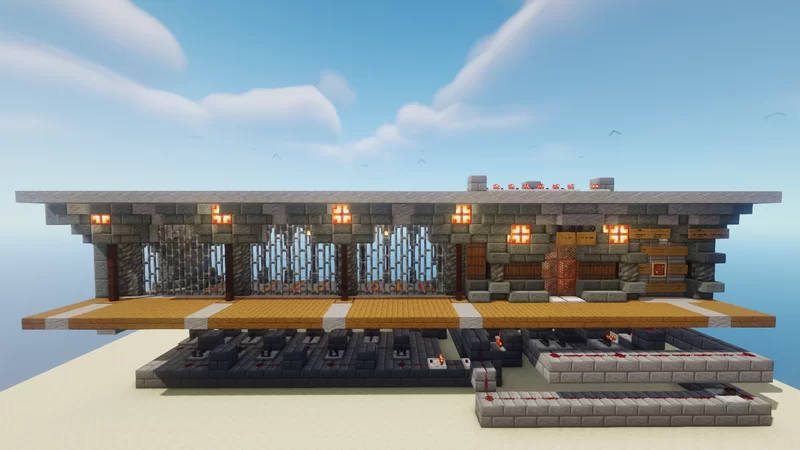 Modular Redstone Train Station [1.21+ Download] Minecraft Map