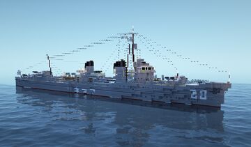 Warship Minecraft Maps with Downloadable Schematic | Planet Minecraft ...